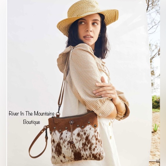 Myra Bag | Bags | New Ornate Brown Leather Hairon Myra Bag | Poshmark